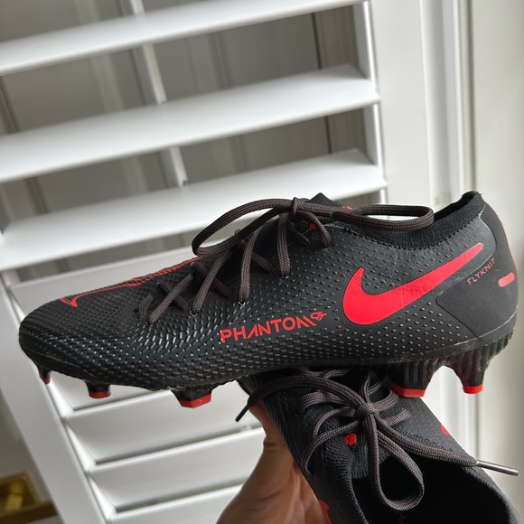Nike | Shoes | Phantom Gt Pro Fg Black Chile Red | Poshmark